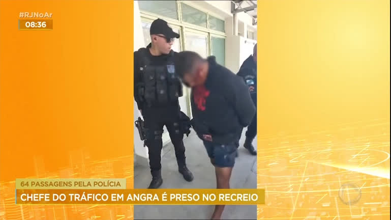 Chefe Do Tráfico Com 64 Passagens Pela Polícia é Preso Na Zona Oeste Do