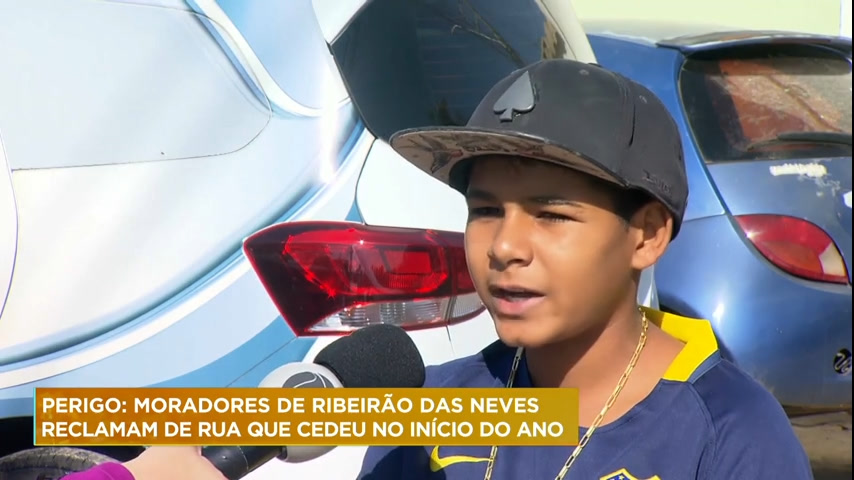 Moradores De Ribeirão Das Neves Mg Reclamam Do Perigo Causado Por Rua