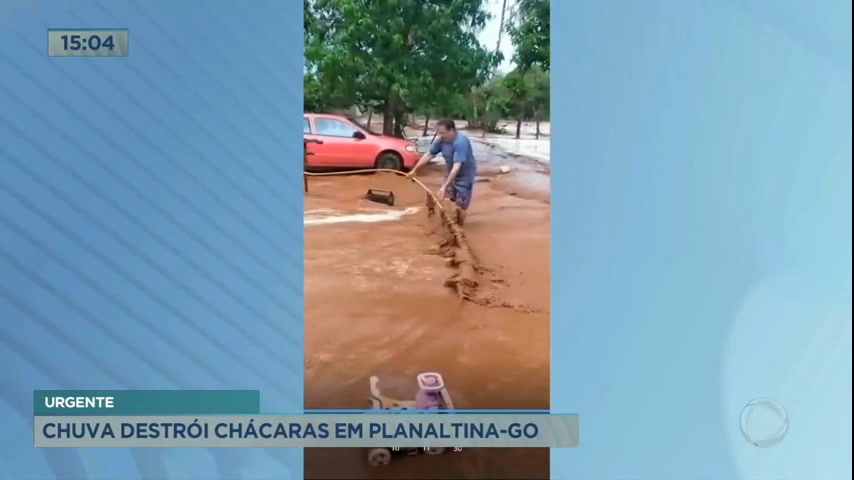 Fortes Chuvas Destroem Chácaras Em Planaltina De Goiás Brasília R7