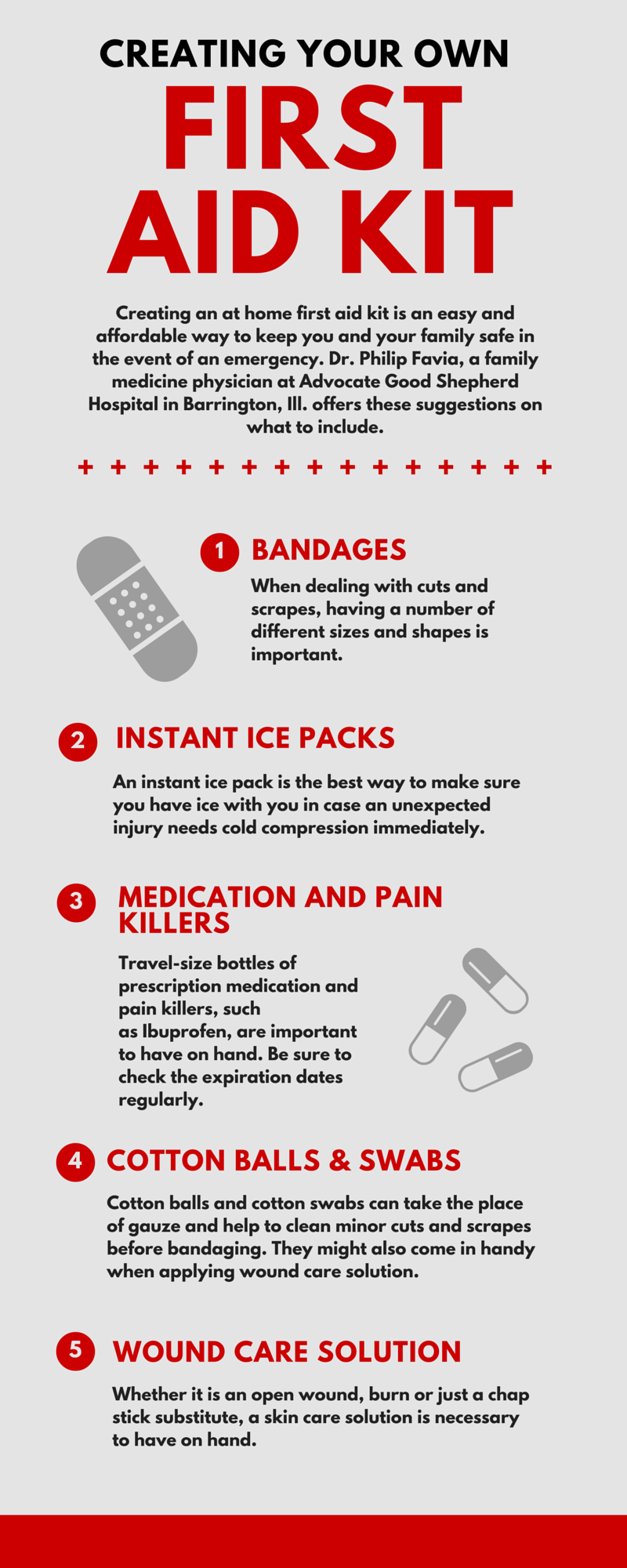 Infographic Create Your Own First Aid Kit Health Enews