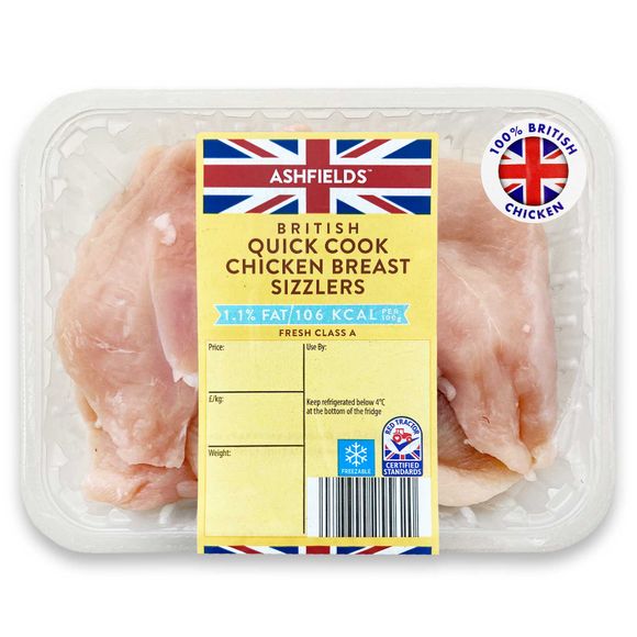 Ashfields Quick Cook Chicken Breast Sizzlers 500g Aldi