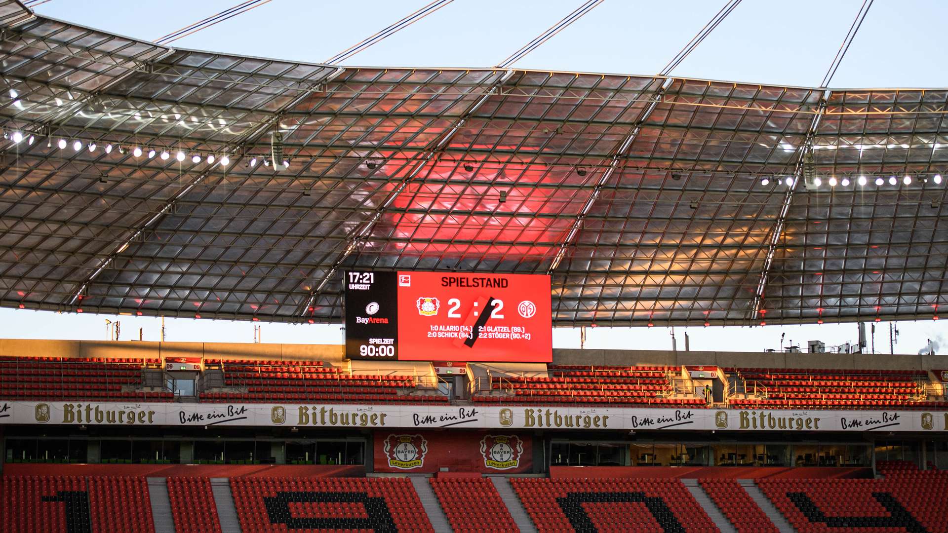 The Bayarena Our Stadium Bayer 04 Leverkusen