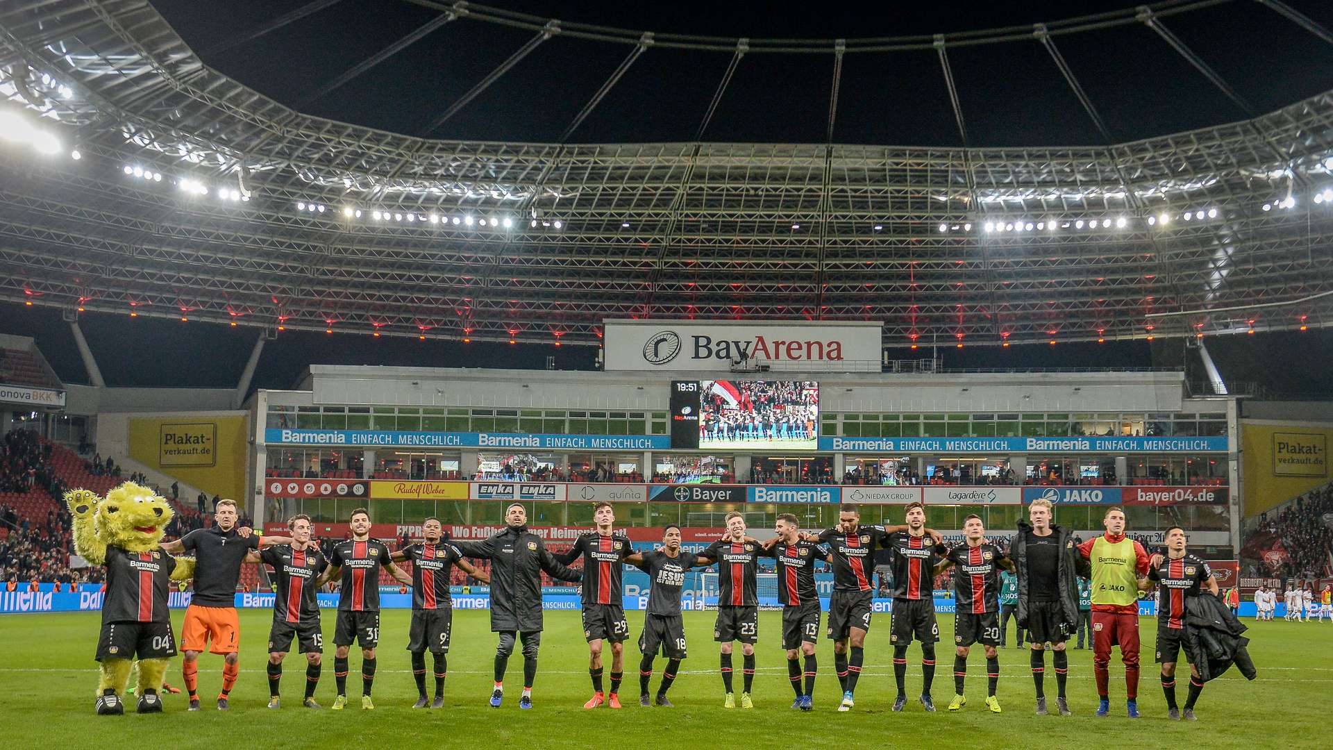 The Bayarena Our Stadium Bayer 04 Leverkusen