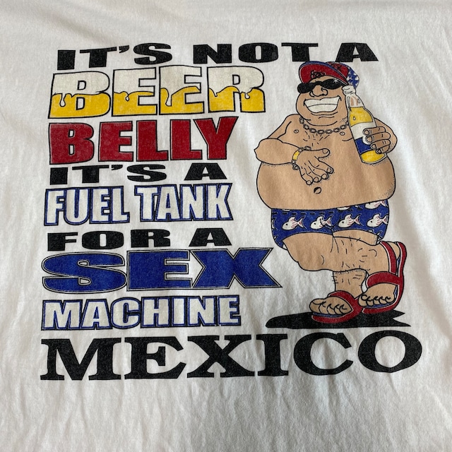 90s~ Beer And Sex Print T Shirt Vanpelt