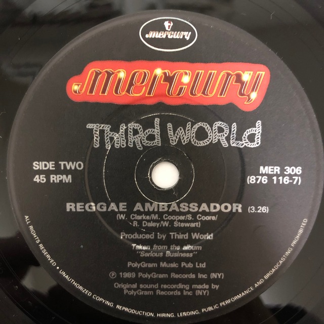 Third World Reggae Ambassador【7 20441】 Jamaican Soul