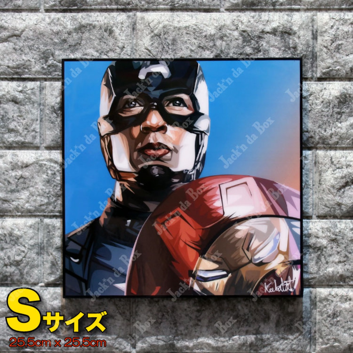 【100本物 Jackn Da Box 直営販売】keetata Popart キャプテン・アメリカ Ver4 Marvel