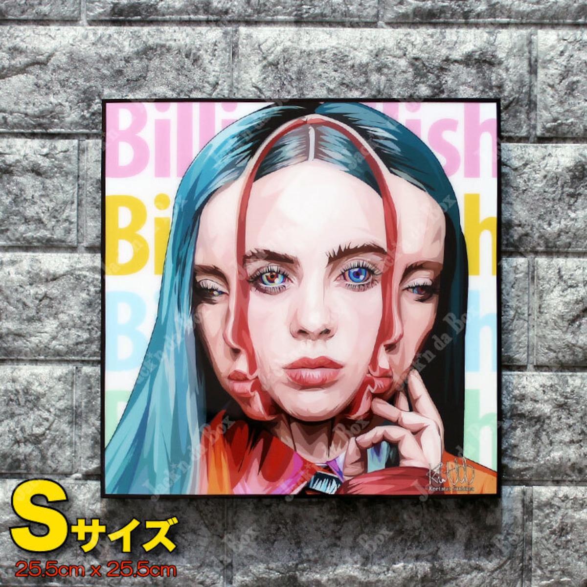 【100本物 Jackn Da Box 直営販売】keetata Popart ビリー・アイリッシュ Billie Eilish 女性