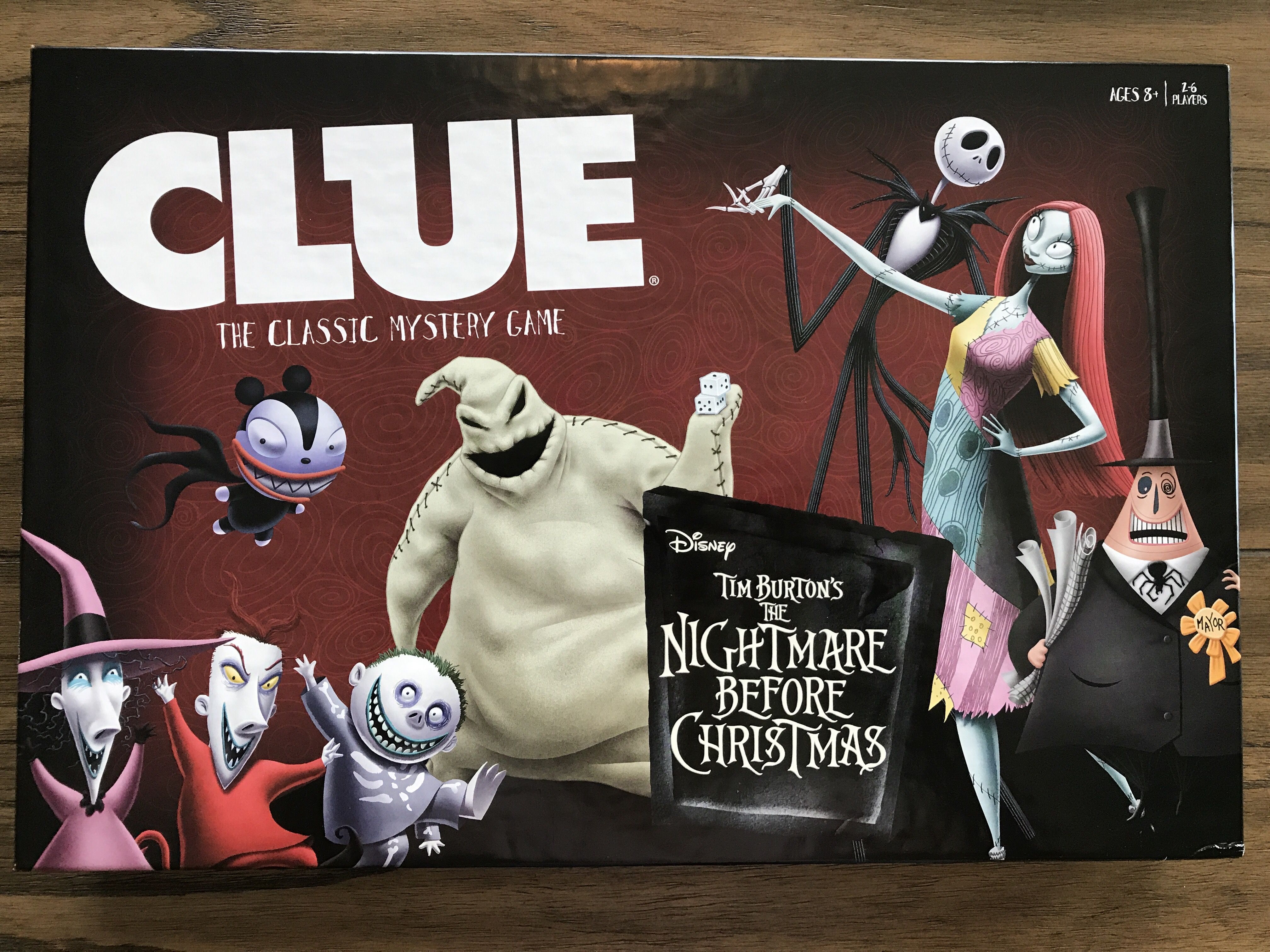 Clue Tim Burtons The Nightmare Before Christmas Compare Board Game