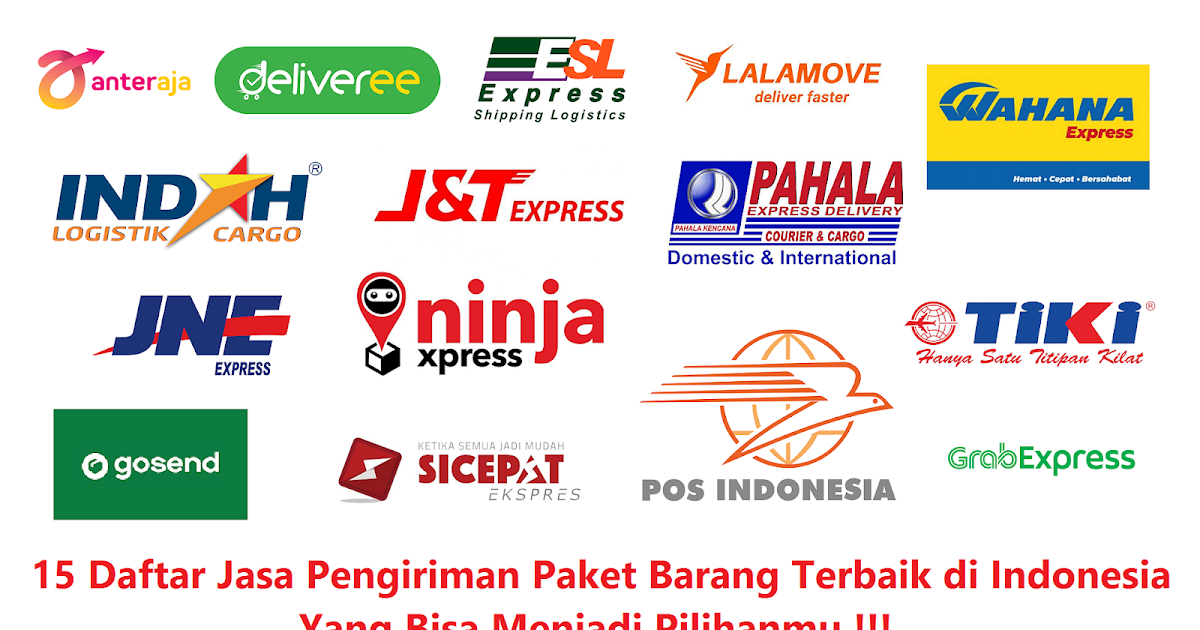 15 Daftar Jasa Pengiriman Paket Barang Terbaik Di Indonesia Ilmu