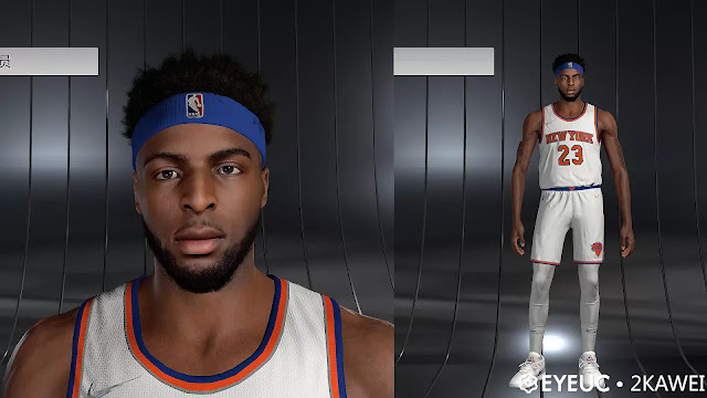 Nba 2k22 Mitchell Robinson Cyberface And Body Model By 2kawei