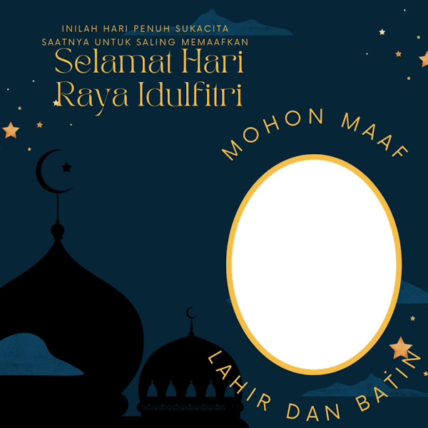 Twibbon Hari Raya Idul Fitri 1443 H Sangkolan