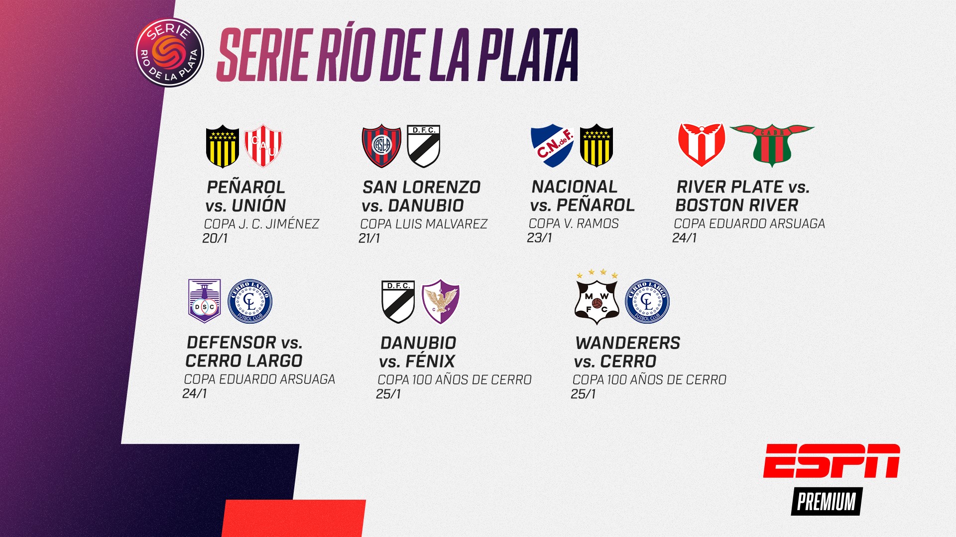 El Fútbol De La Serie Río De La Plata Se Disfruta En Vivo Por Espn