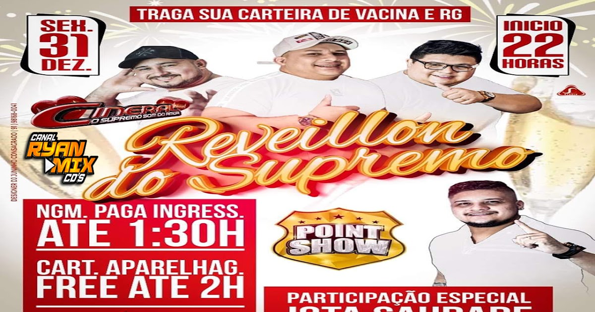 Cd Ao Vivo Cineral O Supremo Som Do Amor No Point Show Parte 1 31 12