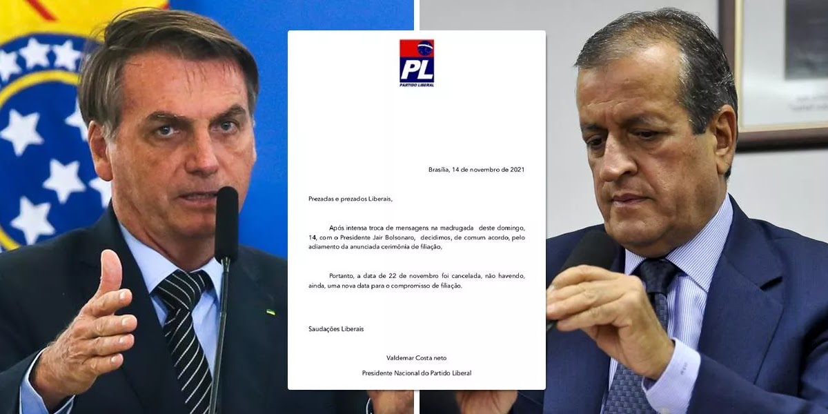 Pl Confirma Cancelamento De Filiação De Bolsonaro Dia 22 E Diz Que Não