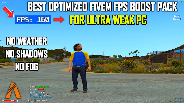 Fivem Fully Optimized Fps Boost Pack 160 Fps No Shadows Low