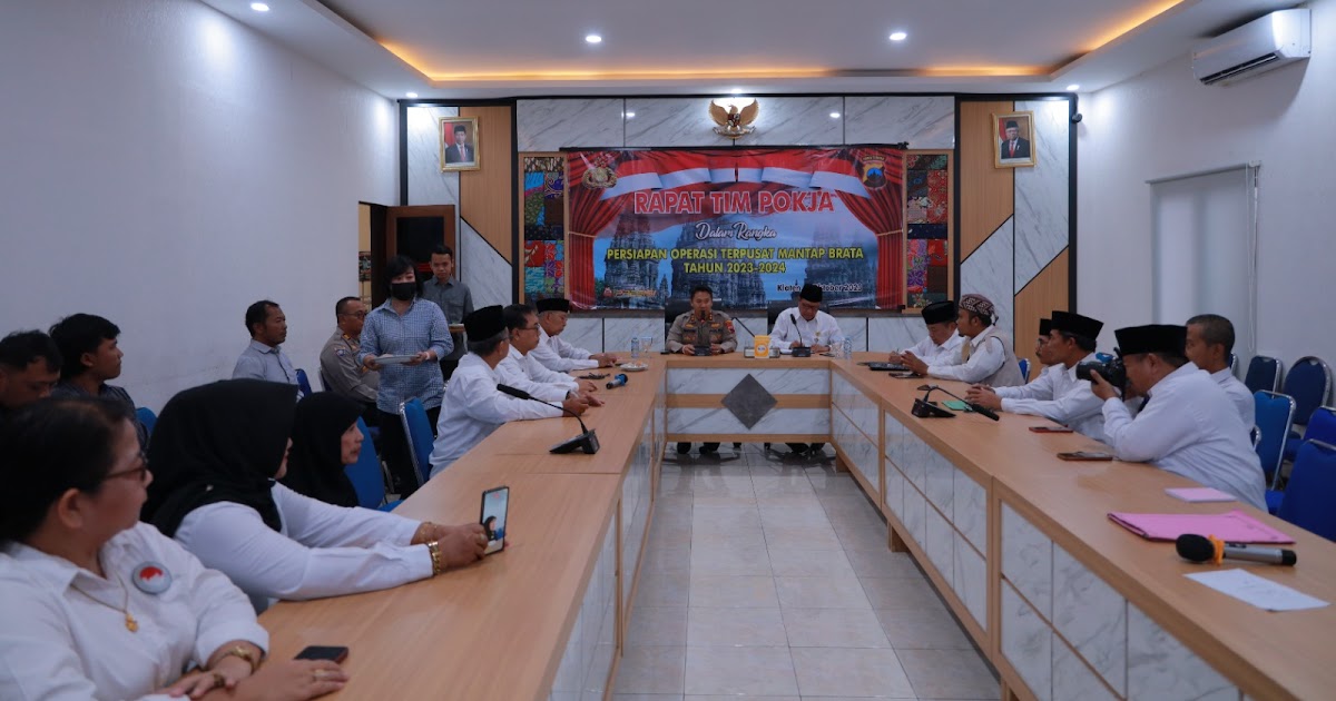 Jelang Pemilu Serentak 2024 Polres Klaten Adakan Silaturahmi Dengan