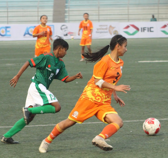 Saff U 19 Womens Football Championship Bangladesh Thrash Bhutan By 6 0