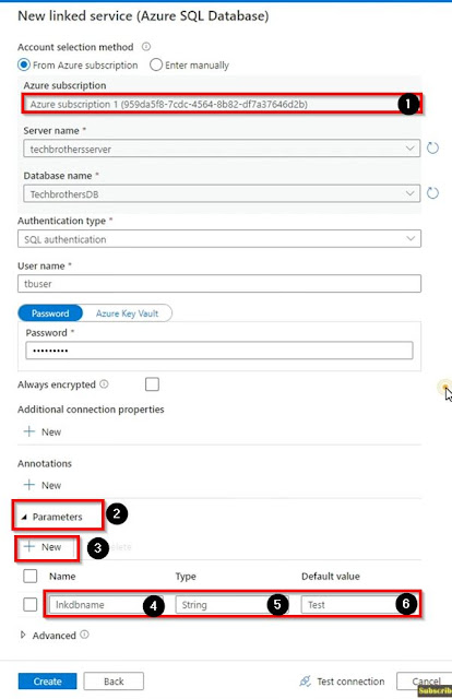 Welcome To Techbrothersit Parameterize Linked Services In Azure Data