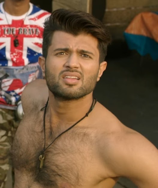 Shirtless Bollywood Men Vijay Deverakondas Sexy Chest Fuzzy And Cute