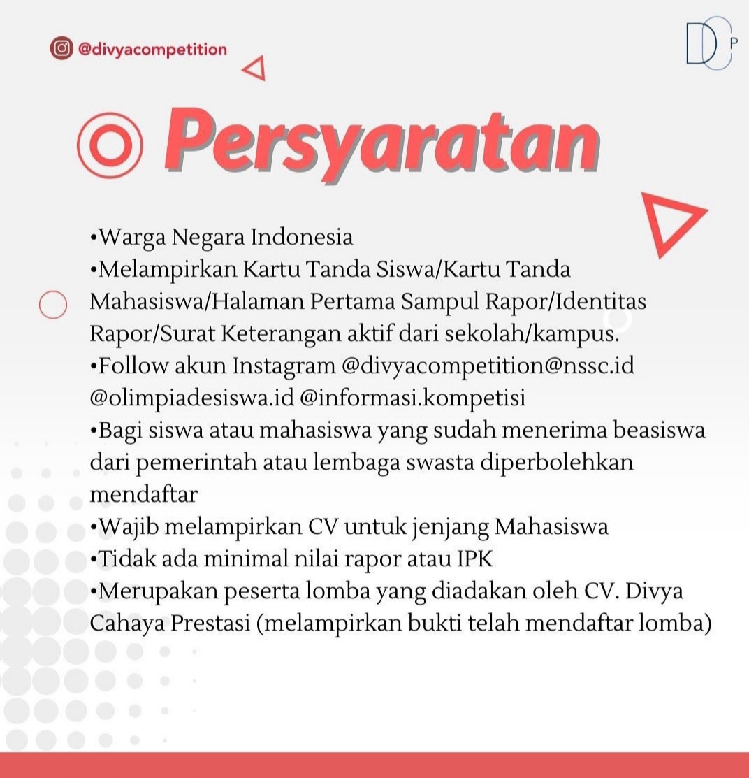 Pendaftaran Beasiswa Cahaya Prestasi 2023 Untuk Sdsmpsma Dan