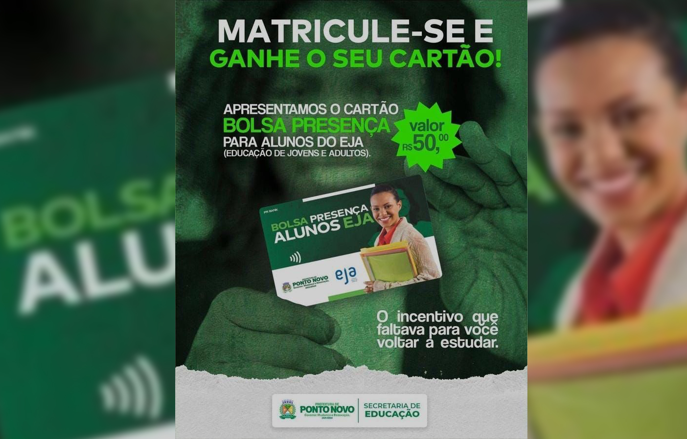 Prefeitura De Ponto Novo Cria Benefício Bolsa Presença Para Estudantes