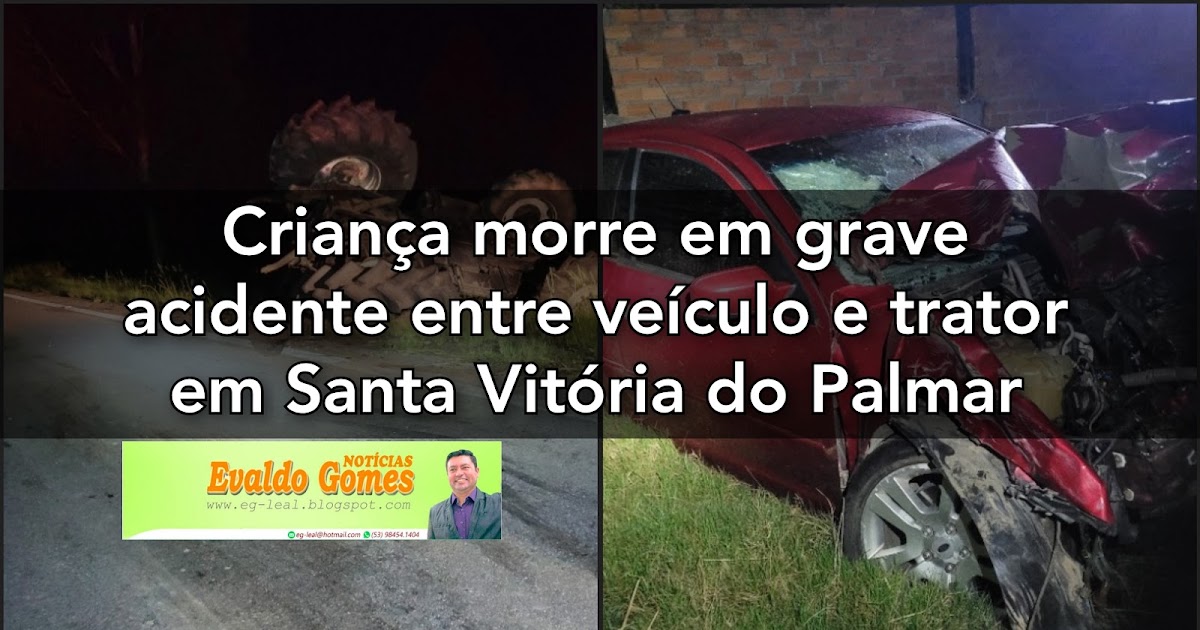 Evaldo Gomes Notícias Menina De 4 Anos Morre Em Acidente Entre Carro E