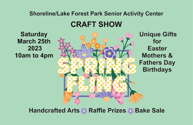Shoreline Area News Spring Fling Craft Show At Senior Activity Center