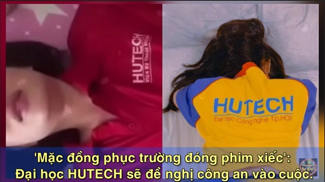 Clip Nóng Mặc áo đồng Phục Hutech Làm Tình Nhịp Nhàng Nhiều Tư Thế