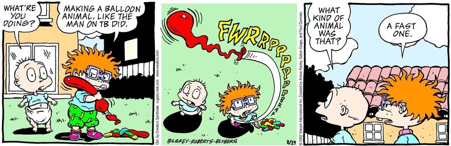 Nickalive Classic Rugrats Comic Strip For November 29 2023 Nickelodeon