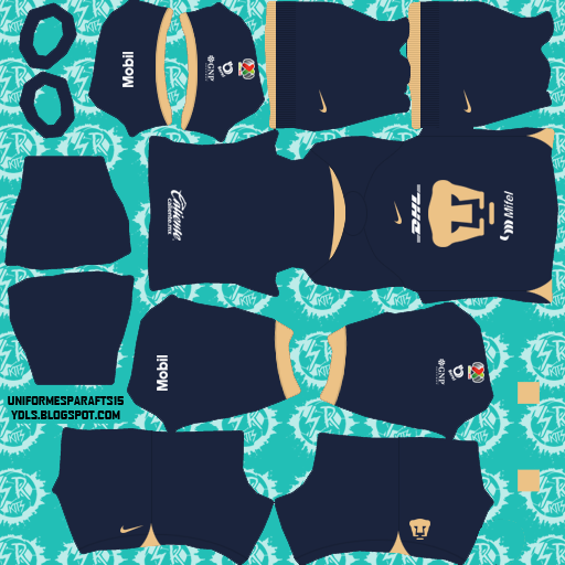 Kitsuniformes Para Fts 15 Y Dream League Soccer Kitsuniformes Pumas