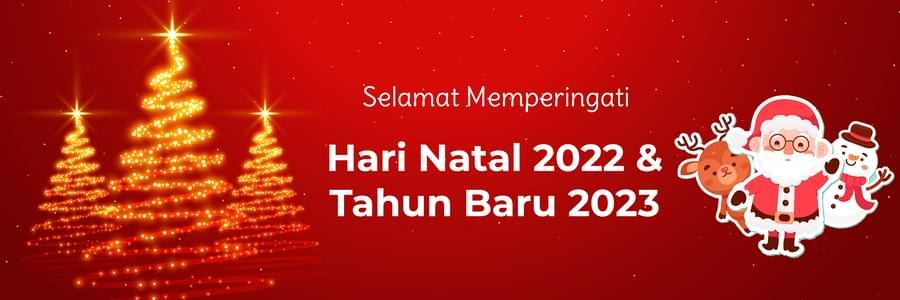 5 Contoh Desain Banner Natal 2022 Dan Tahun Baru 2023 Psd Review