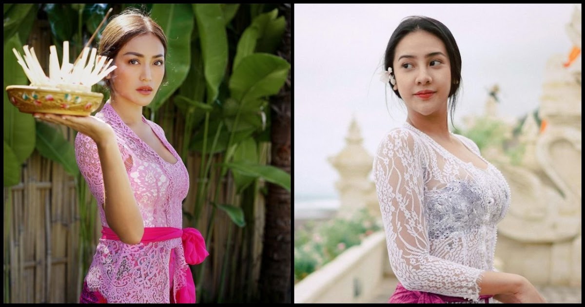 15 Gaya Artis Indonesia Pakai Kebaya Bali Dari Sederhana Sampai Elegan