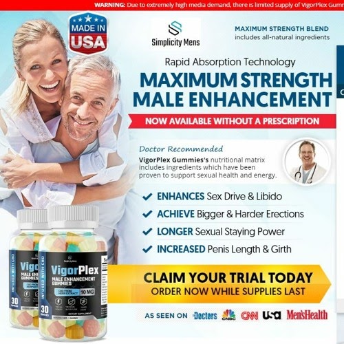 Vigorplex Male Enhancement Gummies Reviews Ingredients And Price Usa