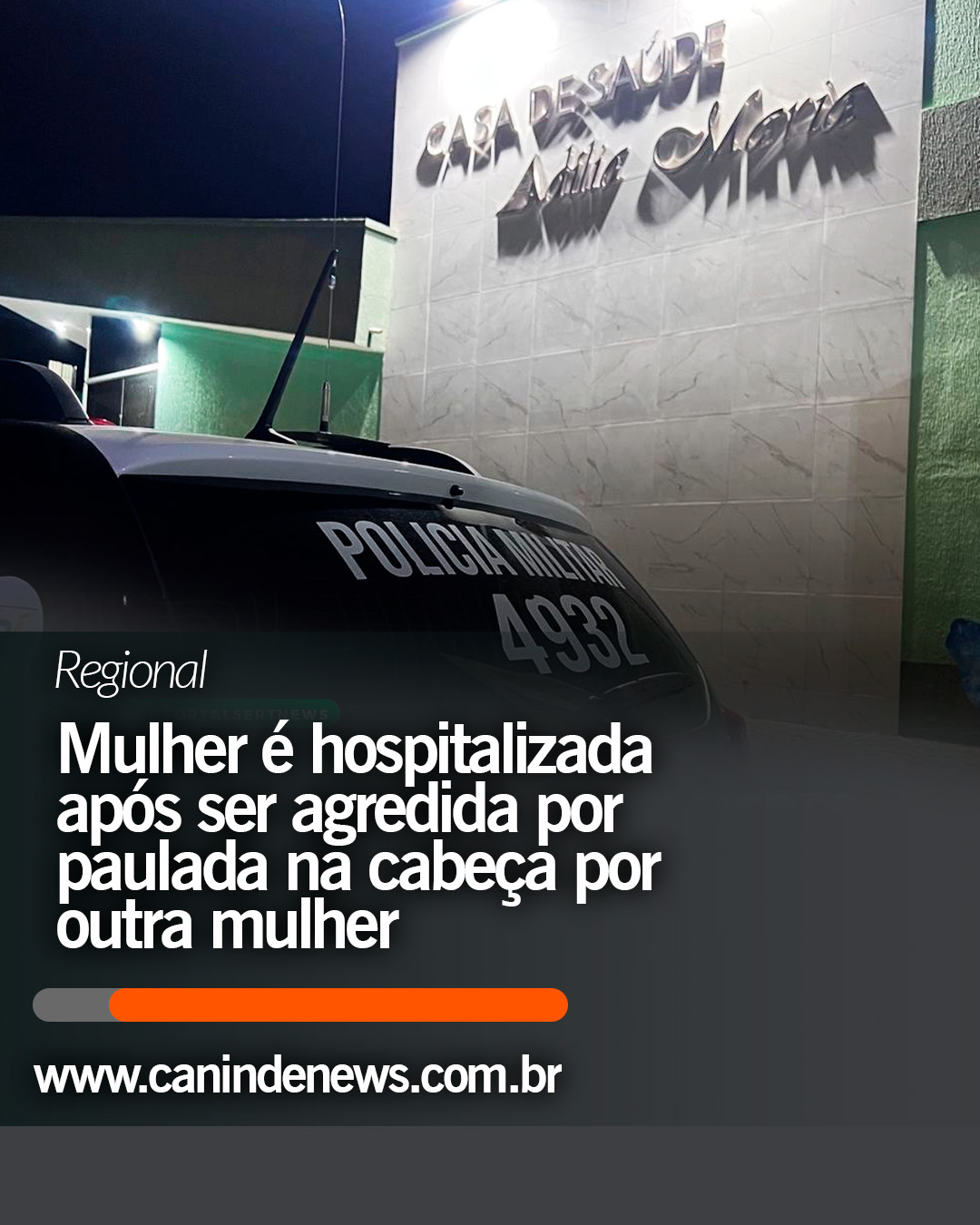 Mulher é Hospitalizada Após Ser Agredida Por Paulada Na Cabeça Por