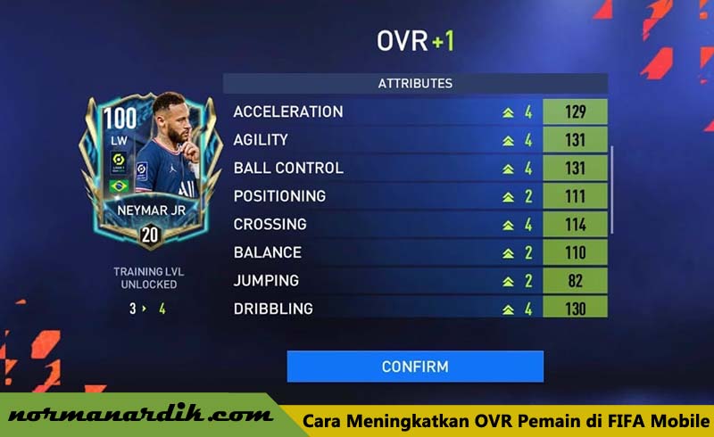 Tips Dan Cara Menaikkan Ovr Pemain And Tim Di Fifa Mobile