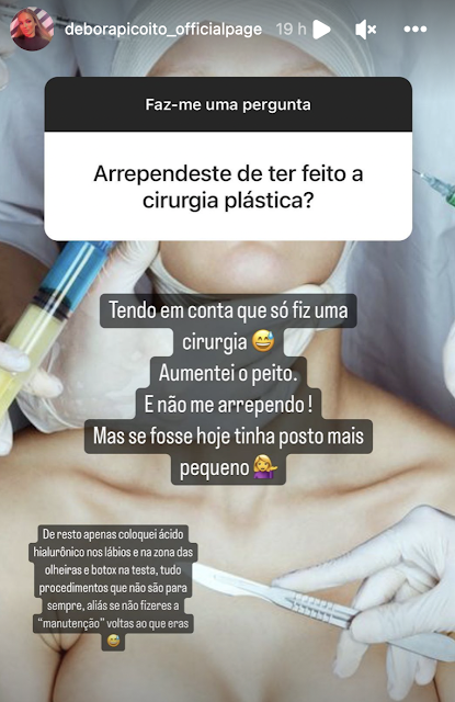 Arrependes Te De Ter Feito A Cirurgia Plástica Débora Picoito Responde