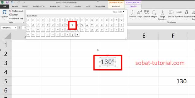 Cara Membuat Derajat Di Excel Dengan Cepat Sobat Tutorial