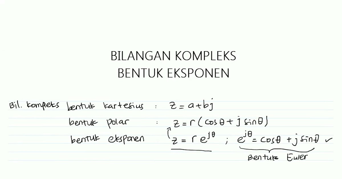 Pengertian Bilangan Kompleks Operasi Contoh Soal Bospedia