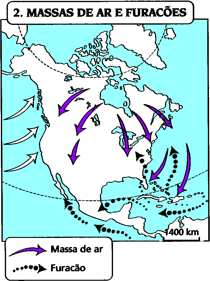 Geografia Fundamental AmÉrica Anglo Saxonica Clima