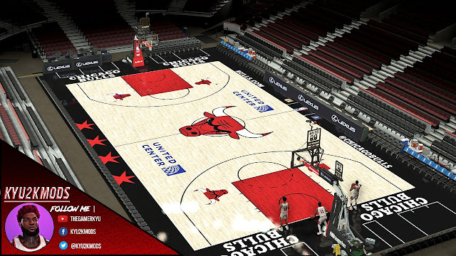 Nba 2k23 Chicago Bulls 2022 2023 Court 8k By Kyu