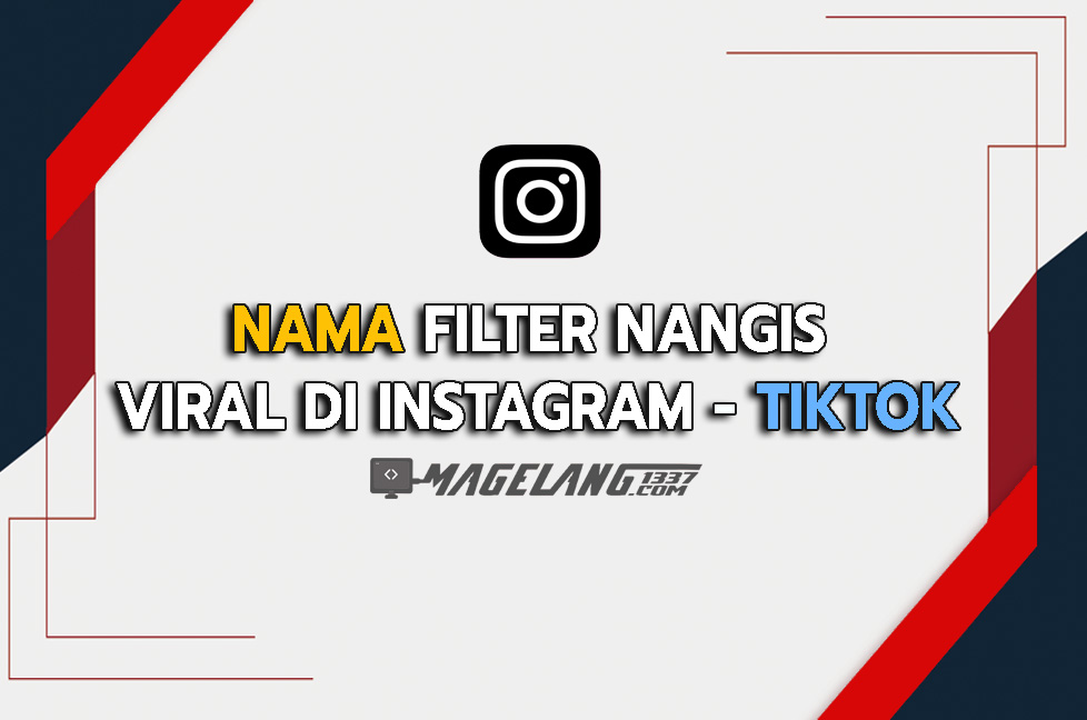 Inilah Nama Filter Nangis Viral Di Instagramtiktok