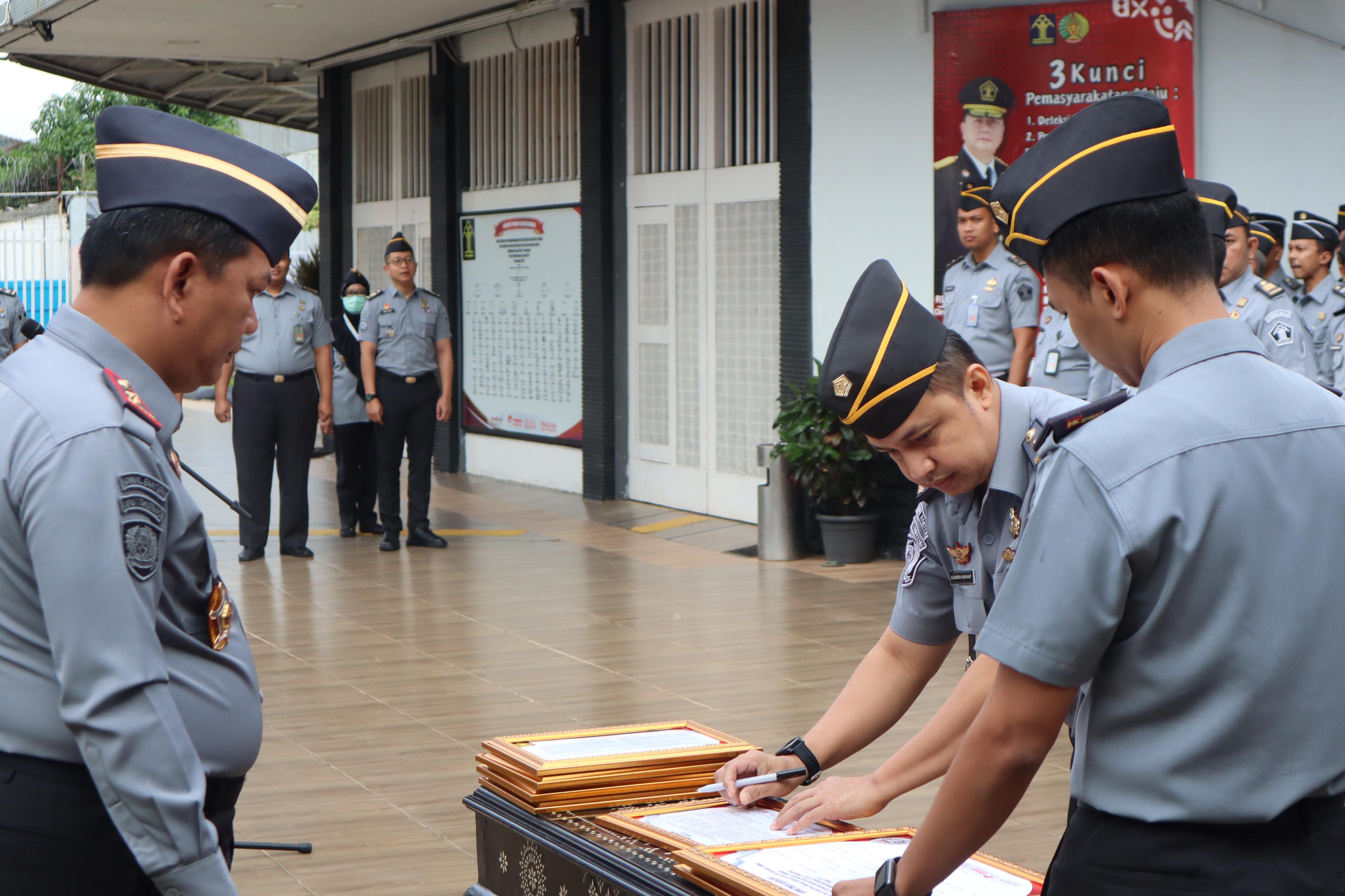 Lapas Kelas I Tangerang Kemenkumham Banten Gelar Penandatanganan