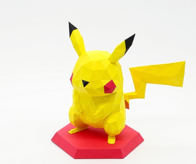 Ninjatoes Papercraft Weblog Free Papercraft Pokémon Pikachu