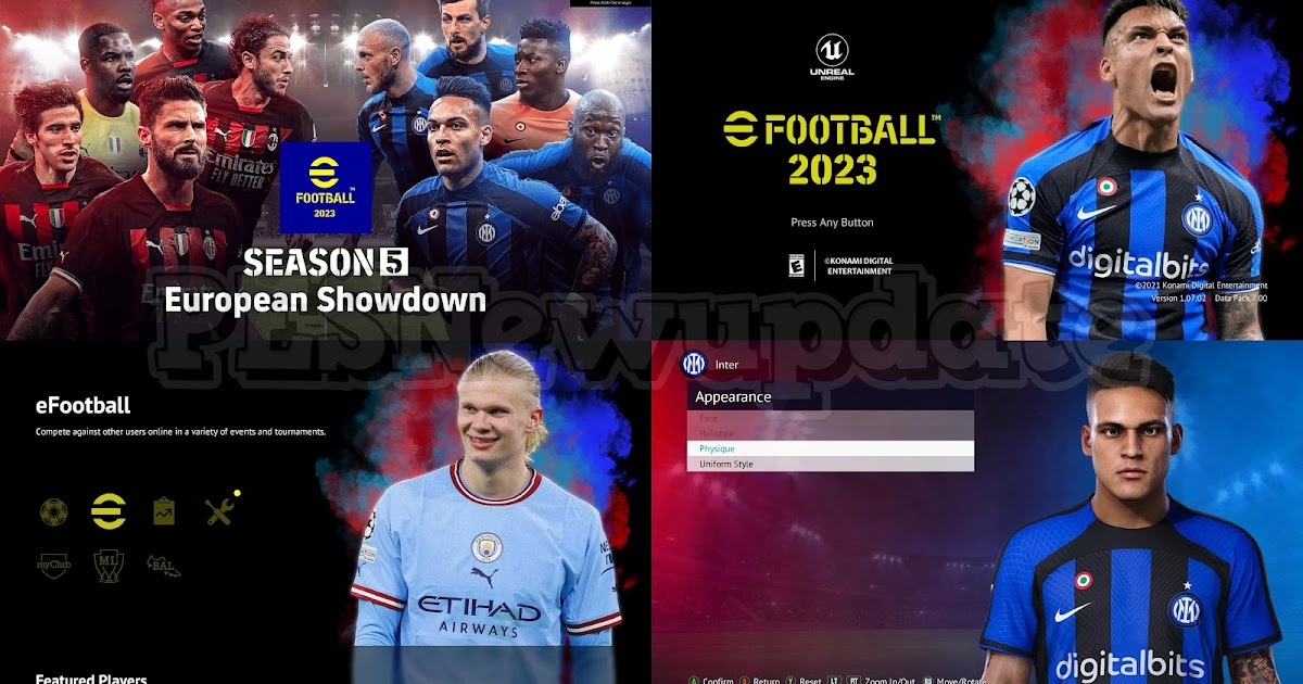 Pes 2021 Menu Efootball 2023 Season 5 By Pesnewupdate ~ Pesnewupdate