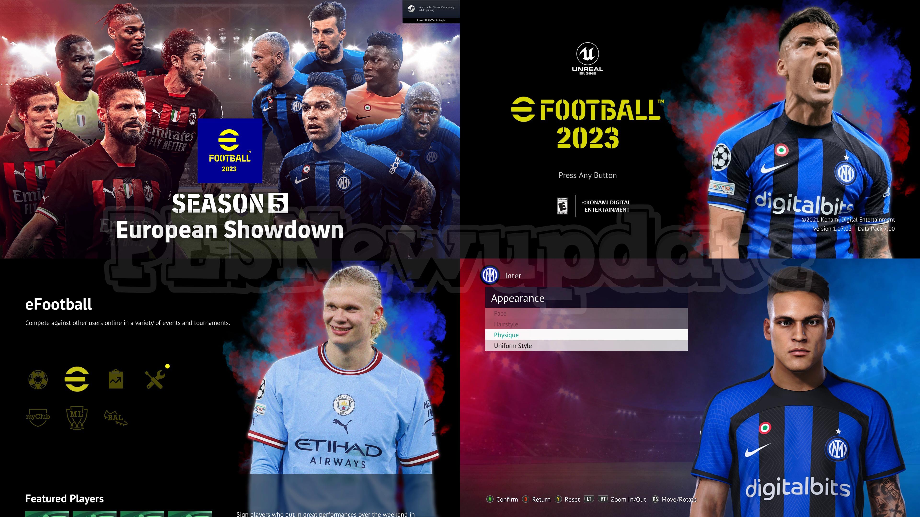 Pes 2021 Menu Efootball 2023 Season 5 By Pesnewupdate ~ Pesnewupdate