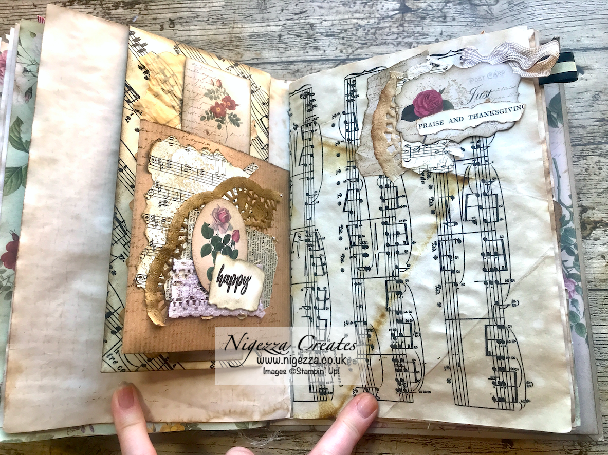 Nigezza Creates My First Junk Journal Small Booklet And Page Completion