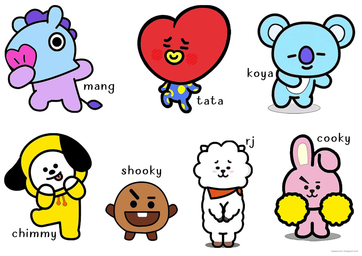 Mewarnai Gambar Bt21