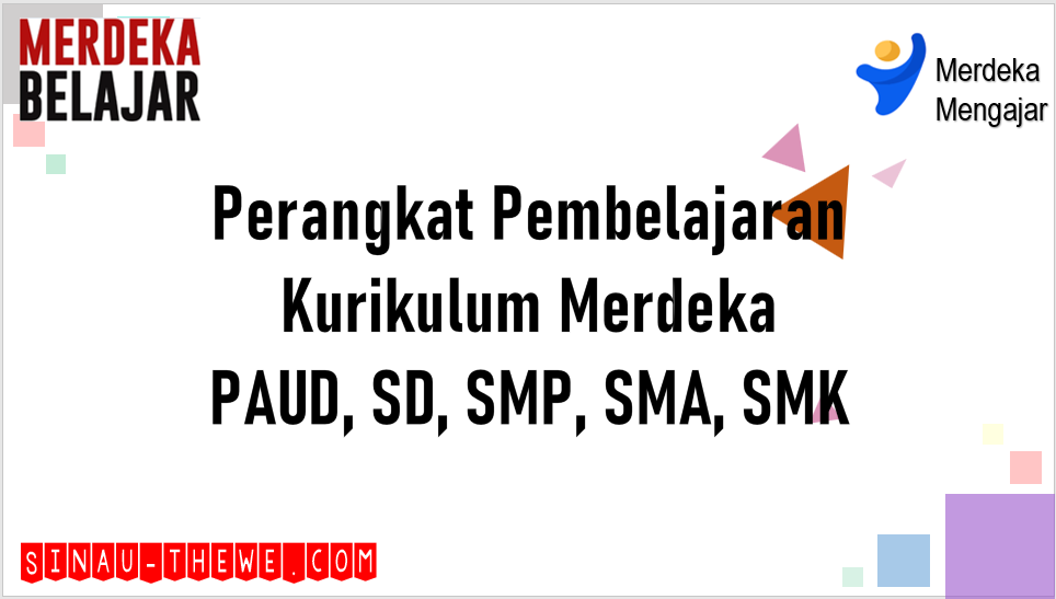 Download Perangkat Pembelajaran Kurikulum Merdeka Belajar Sinau