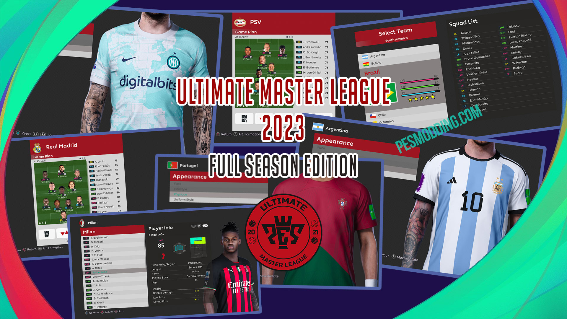 Pes 2021 Patch Ultimate Master League 2023 Full Season Edition