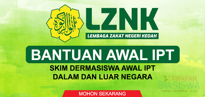 Bantuan Awal Ipt Lembaga Zakat Negeri Kedah Lznk 2022 Senarai